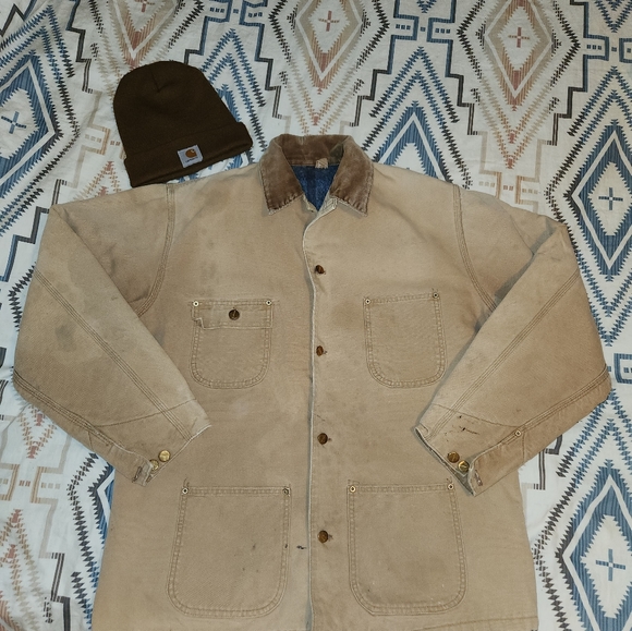 Carhartt | Jackets & Coats | Vintage Carhartt Chore Jacket | Poshmark